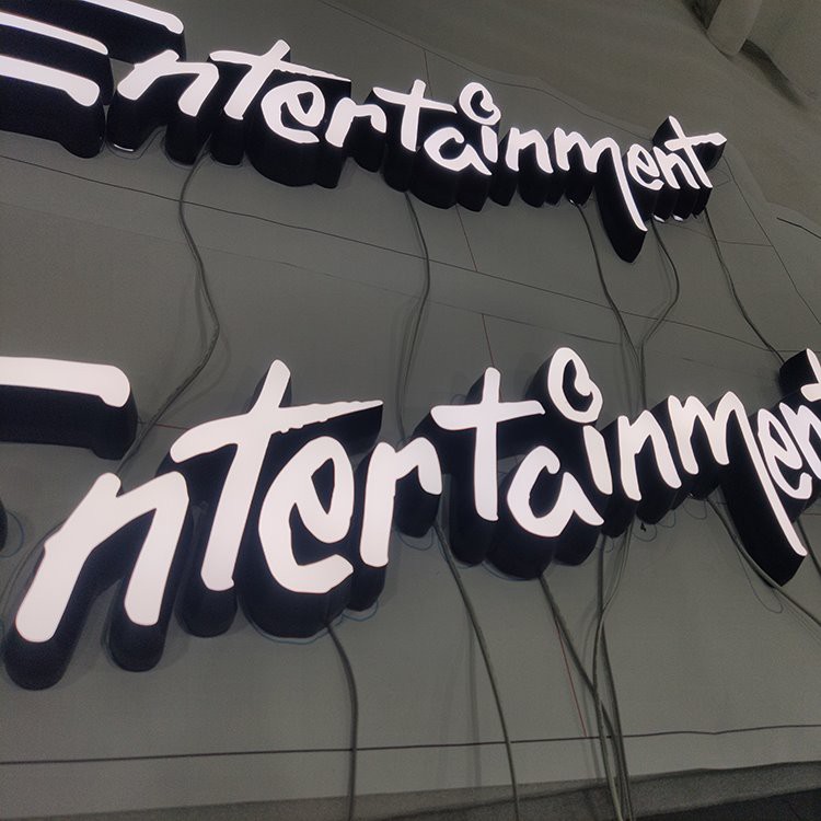 China Customized Bevel Edge Lit Acrylic Sign Manufacturers Suppliers ...